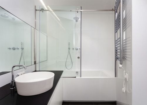20 Easy to Install Bathroom Glass Partition - Bathroom Designs 2025