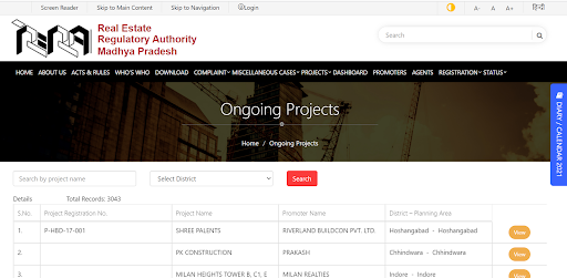 RERA MP - पंजीकरण, दस्तावेज़ीकरण और शिकायत दर्ज करने का तरीका