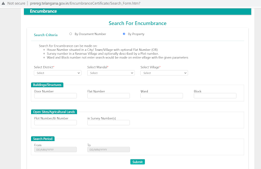 IGRS తెలంగాణ 2024: రిజిస్ట్రేషన్ & స్టాంపులు, ఎన్‌కంబరెన్స్ సర్టిఫికేట్ ...