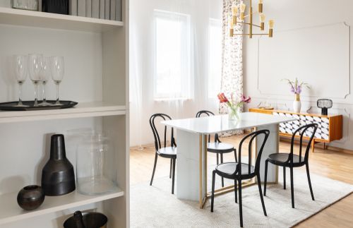 20 Dining Kitchen Ideas to Save Space in a Small Apartment