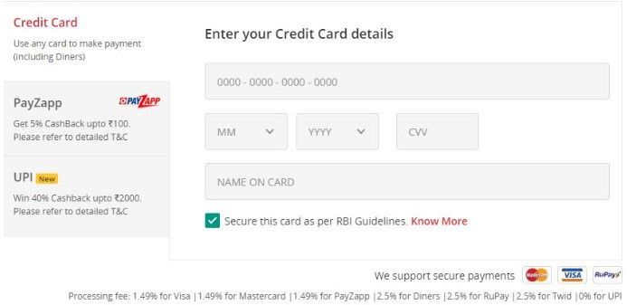 Now You Can Make Rent Payment through Credit Card