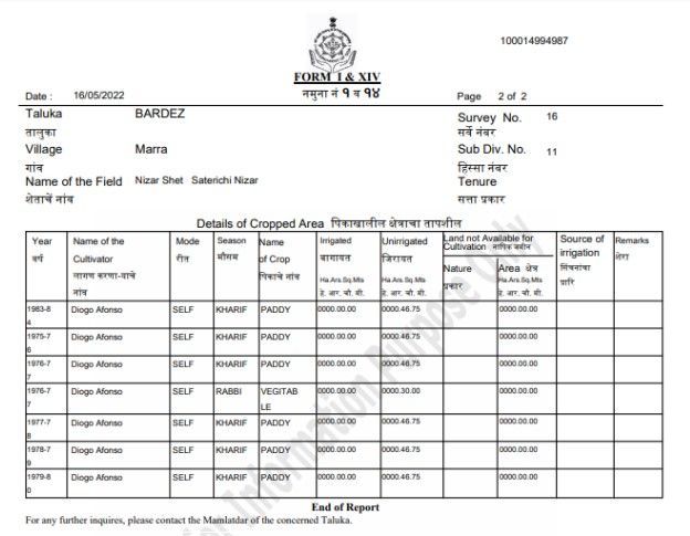 Goa Land Records 2025: Check Land Records Online | Latest Updates