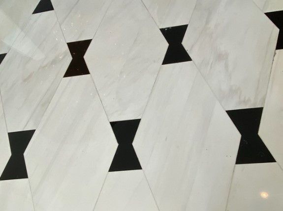 Floor Design Simple Shapes Vector Seamless Texture, Deco Art Pattern.
