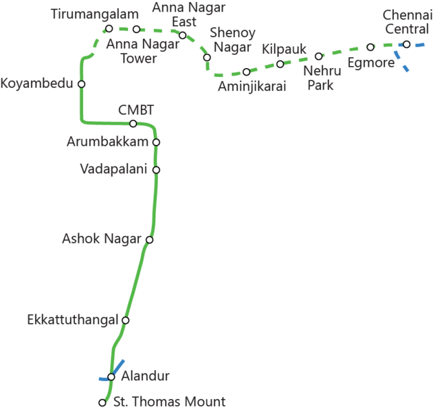 Chennai Metro Green Line: Route Map, Timing and Real Estate Impact