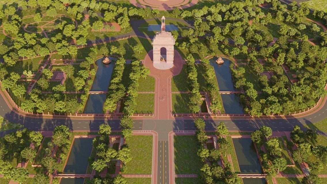 Kartavya Path - Developments under the Central Vista Project including ...