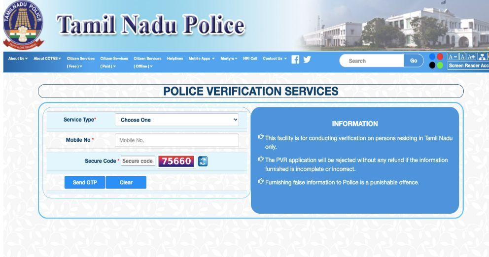 Tenant Verification in Chennai - Online & Offline | Police Verification