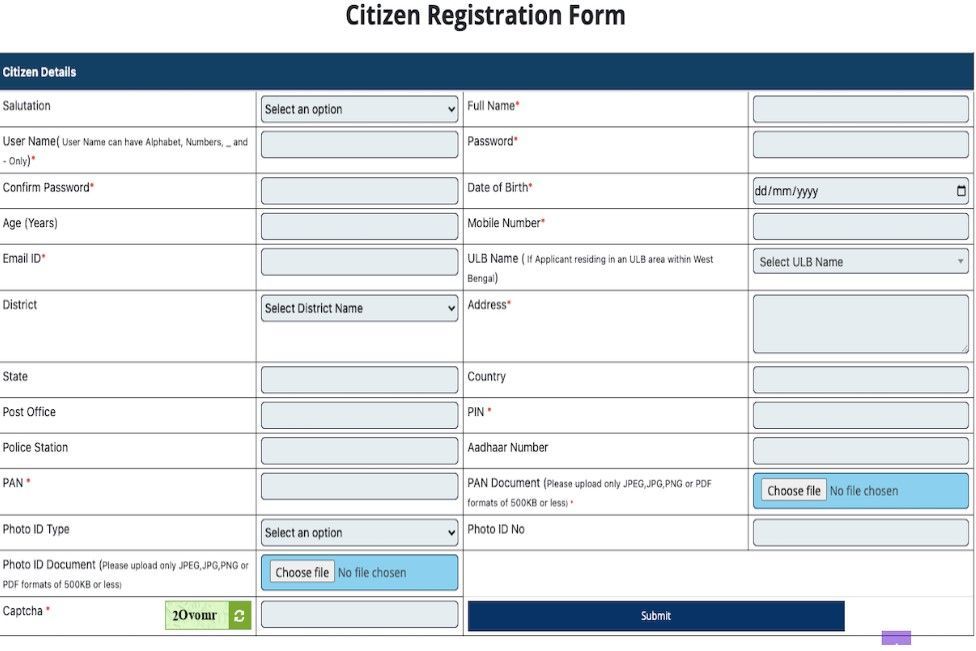 OBPAS WB – Online Building Plan Approval System In West Bengal