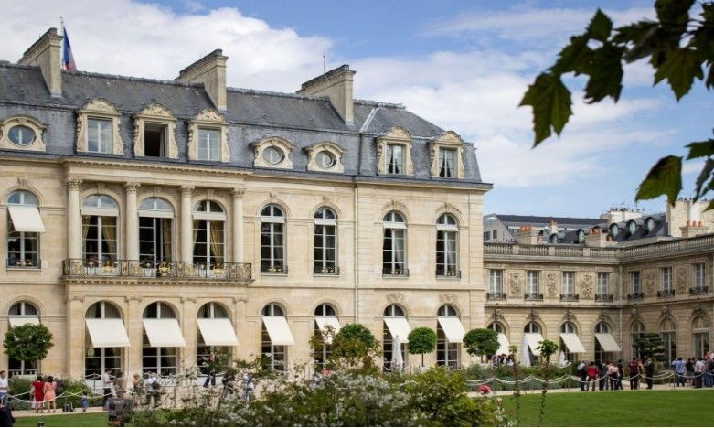 French President Emmanuel Macron House: Élysée Palace of Chief Guest ...