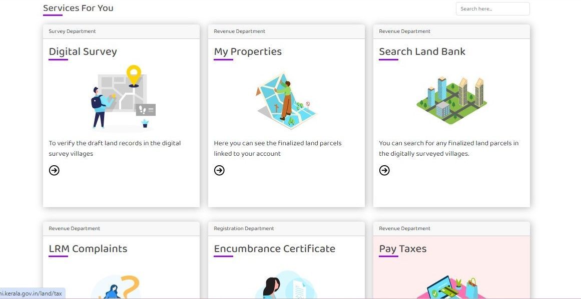 Ente Bhoomi Portal Kerala - Check For Kerala Land Records