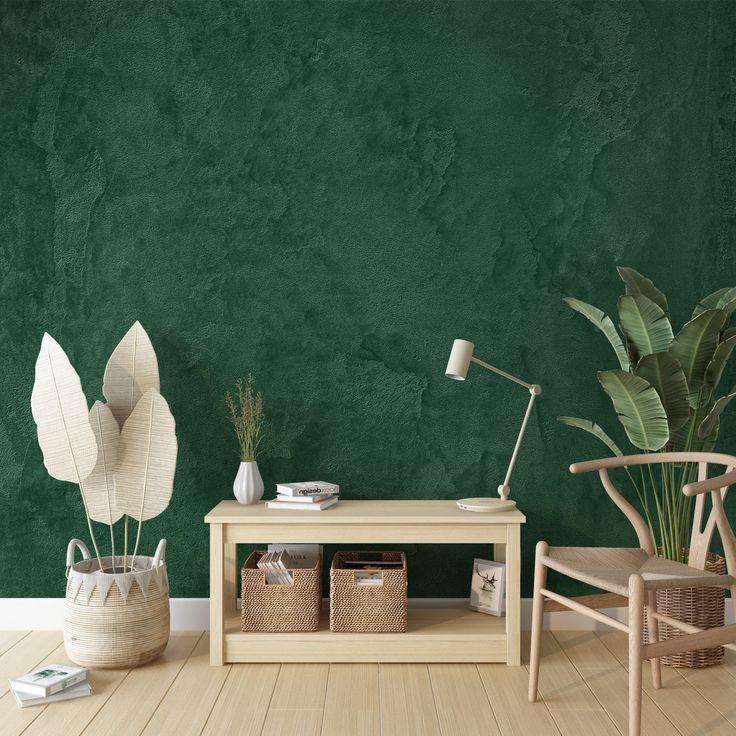 Green Paint Texture Pixie Dust Pebbles: Elegant Wall Texture Designs