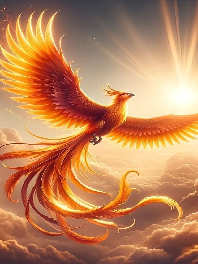 Phoenix Bird Vastu Painting - Brings in Positivity and Good Luck