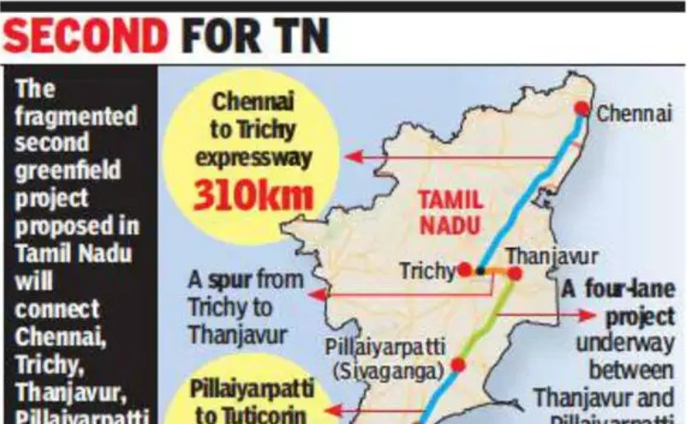 ചെന്നൈ ട്രിച്ചി എക്‌സ്‌പ്രസ് വേ - തമിഴ്‌നാടിൻ്റെ വരാനിരിക്കുന്ന ഗ്രീൻഫീ ...