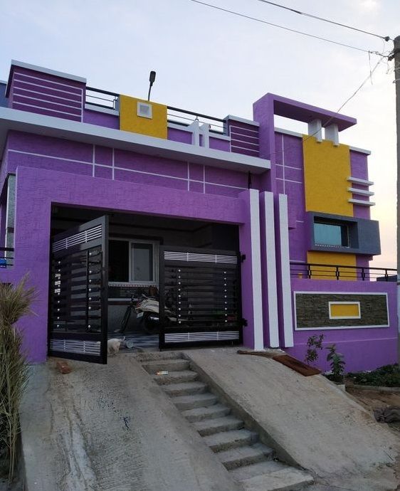 14 Indian House Colour Combinations for Outside with Images