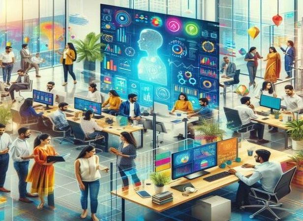 How Artificial Intelligence (AI) is Transforming Indian Workspace Designs