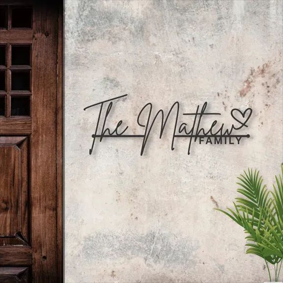 25 Name Plate Designs for Your Home - Guaranteed to Impact!