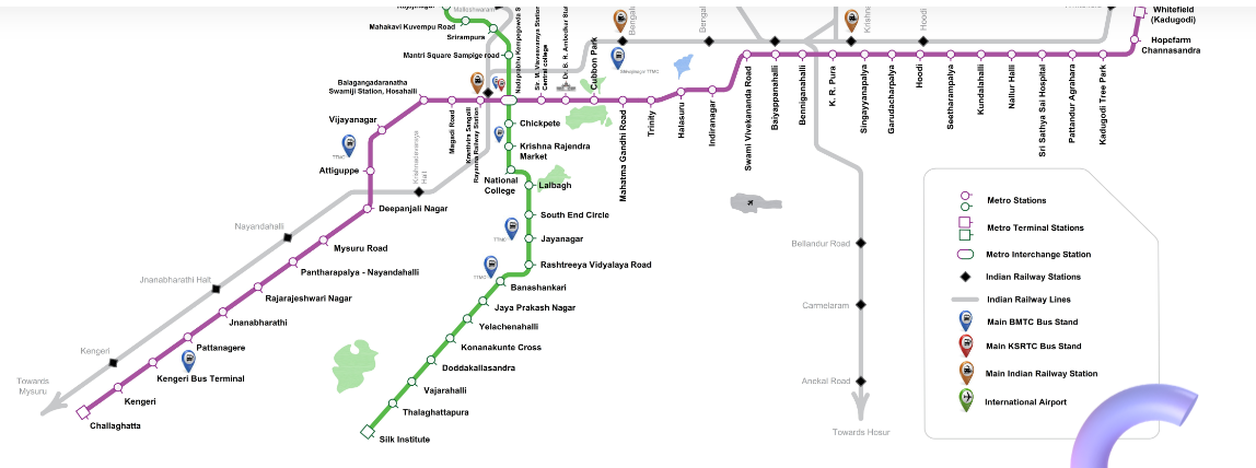 Bangalore Namma Metro: Route Map, Timings, Extensions, & More