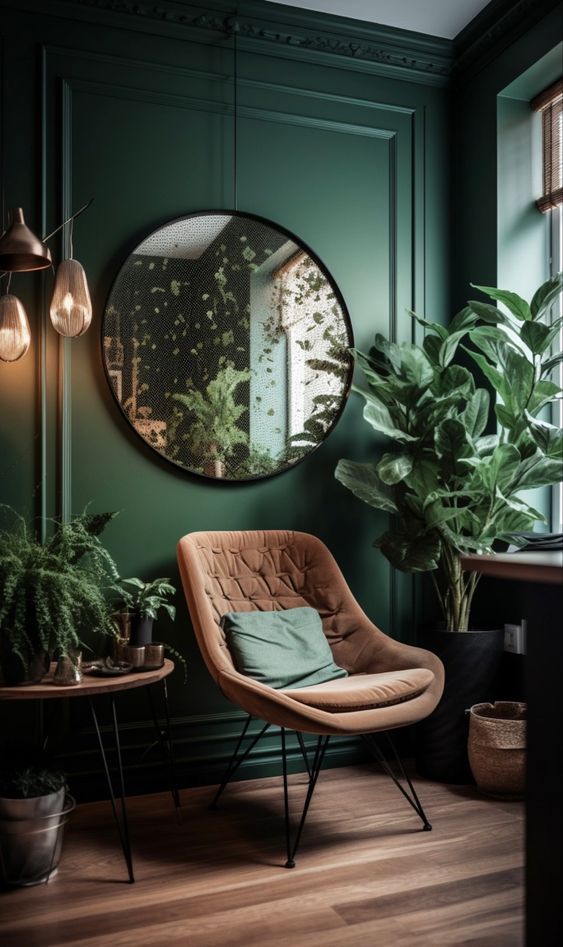10 Bottle Green Colour Combinations for Your Home