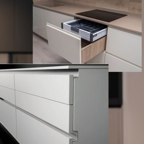 சமையலறைக்கான சுயவிவர கைப்பிடிகள் - இப்போது உங்கள் சமையலறையையும் அலங்கரிக்கவும்.