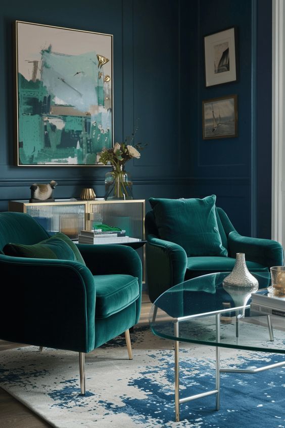 10 𝐃𝐚𝐫𝐤 𝐁𝐥𝐮𝐞 𝐂𝐨𝐥𝐨𝐮𝐫 𝐂𝐨𝐦𝐛𝐢𝐧𝐚𝐭𝐢𝐨𝐧𝐬 for Home Decor