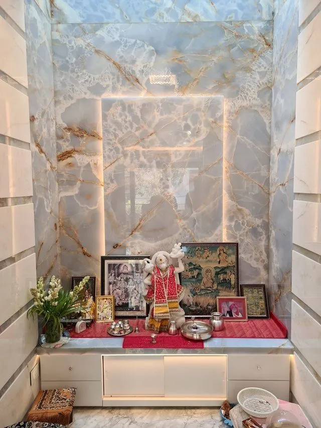 7 Contemporary Pooja Room Tiles Design Ideas For Your Home