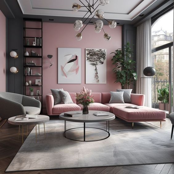 14 Baby Pink Colour Combinations for your Home in 2025