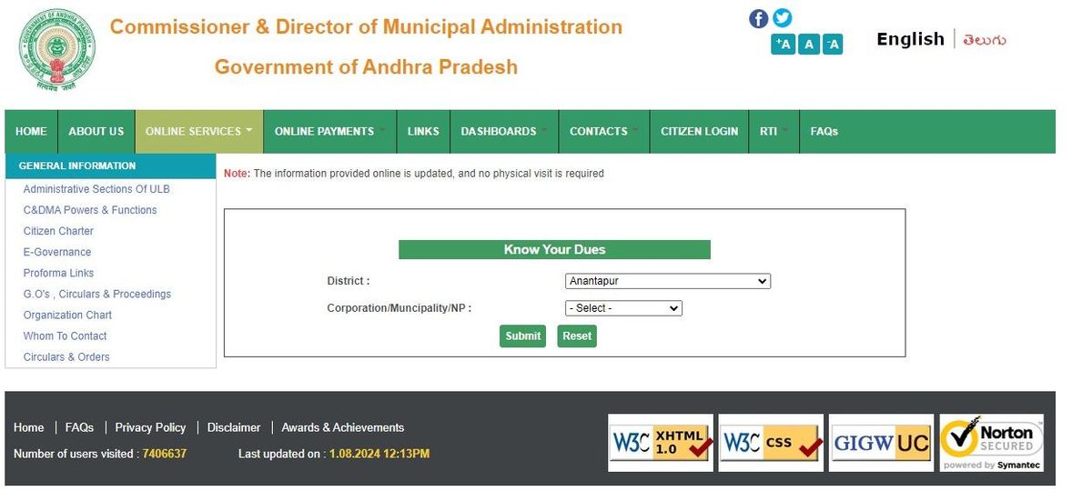 Property Tax AP 2024: Pay Property Tax in Andhra Pradesh Online