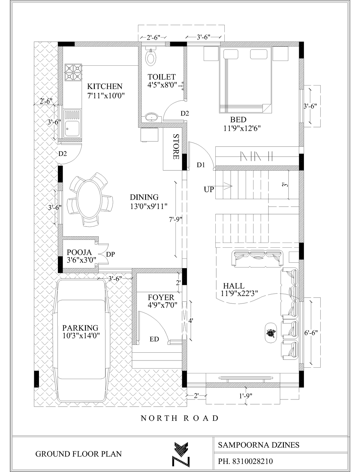 30 X 40 હાઉસ પ્લાન છબીઓ સાથે | લાભો અને 30 X 40 હાઉસ પ્લાન કેવી રીતે ...