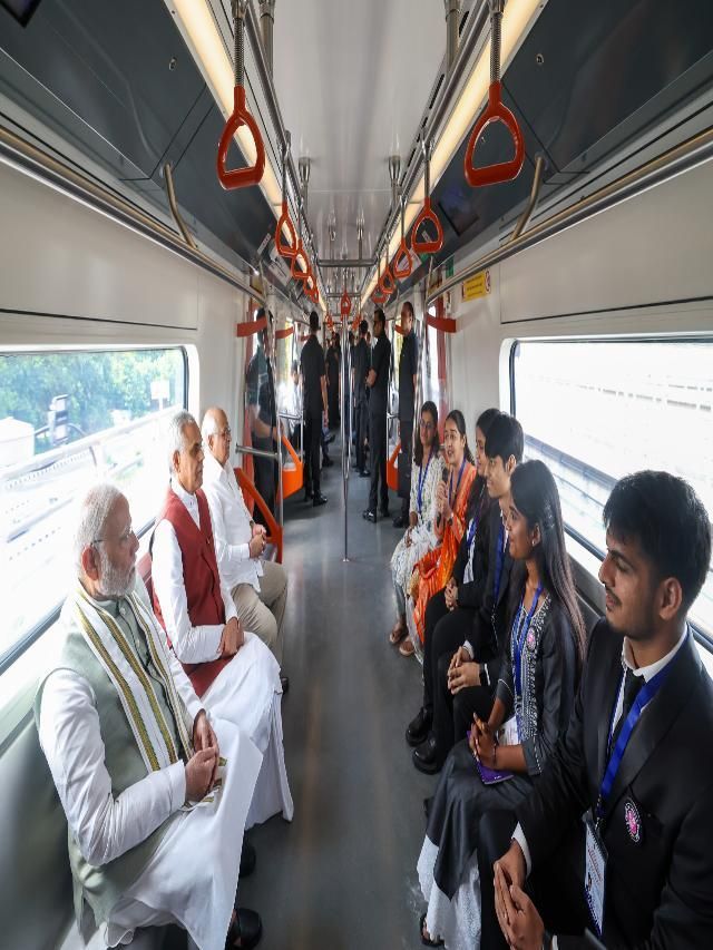 Ahmedabad Metro Rail Project Phase 2 Inaugurated by PM Modi