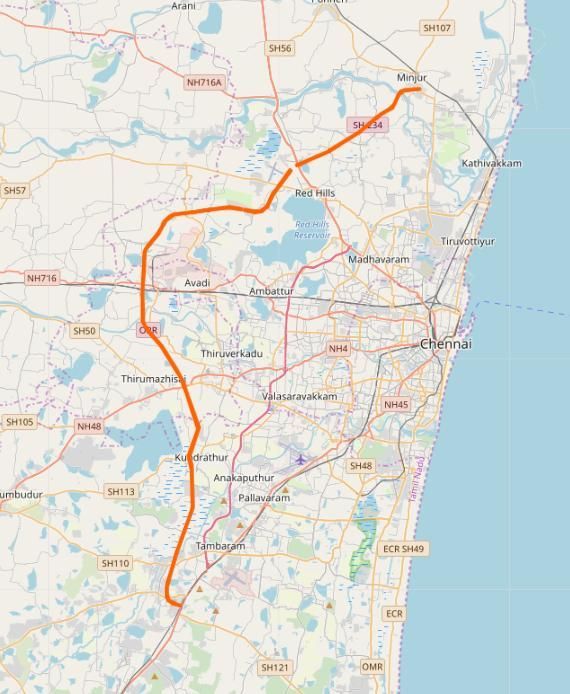 ಹೊರ ವರ್ತುಲ ರಸ್ತೆ ಚೆನ್ನೈ: ನಕ್ಷೆ, ಸ್ಥಳಗಳು ಮತ್ತು CMDA ಮಾಸ್ಟರ್ ಪ್ಲಾನ್