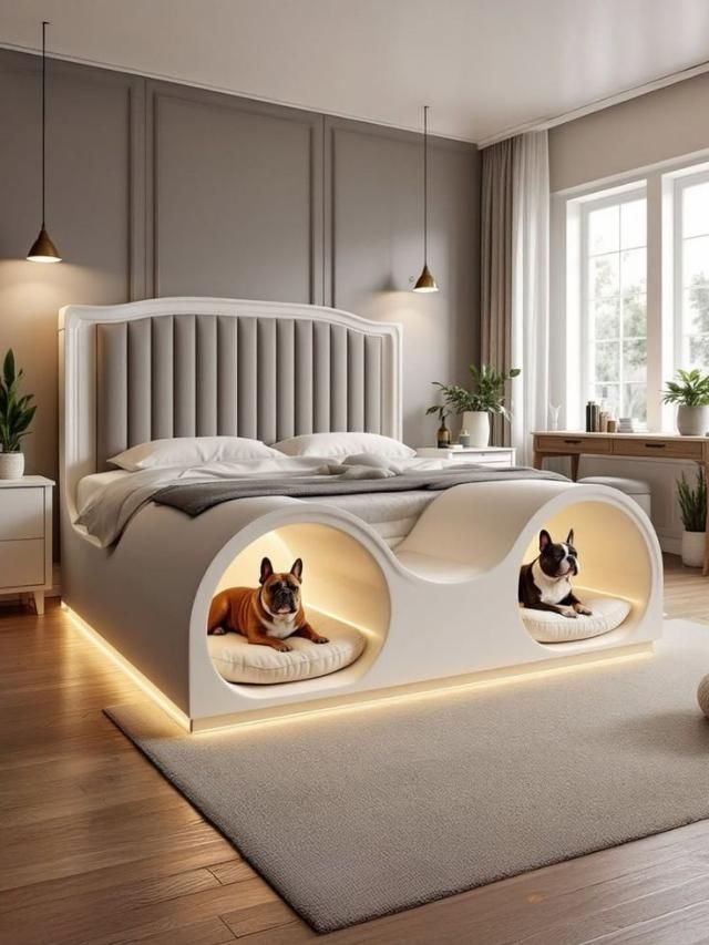 Beds With Built-In Dog Pods for Unique Style and Functionality