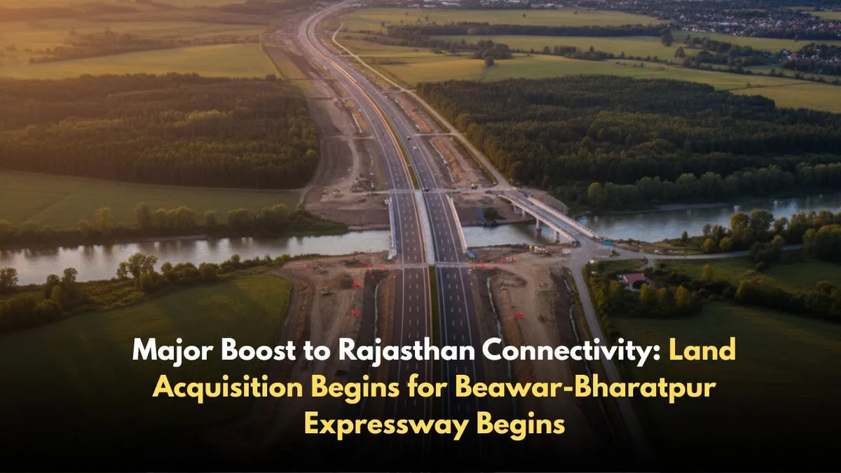Rajasthan Starts Work on 342-km Expressway Linking Beawar to Bharatpur ...