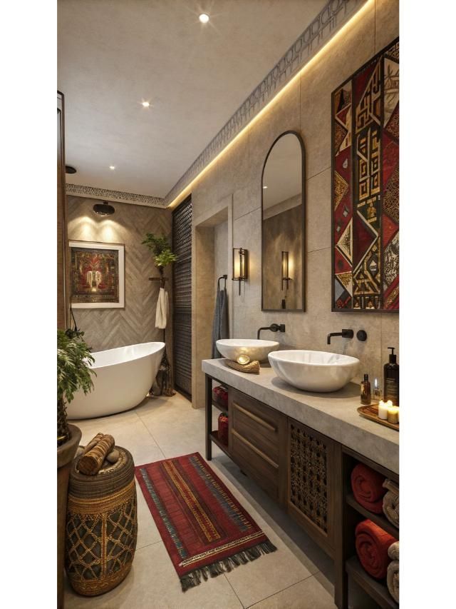 Indian-Themed Bathroom Decor Ideas