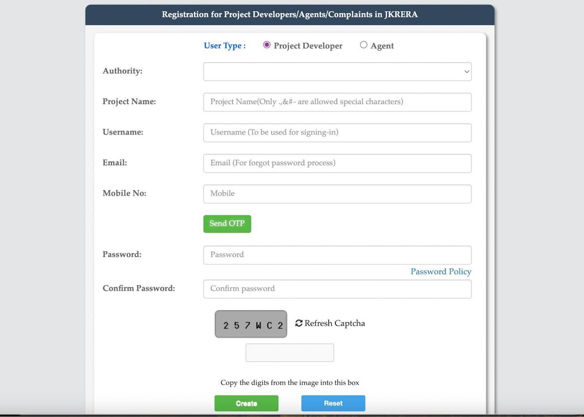 RERA J&K - How to Register, Advantages of RERA & Latest News