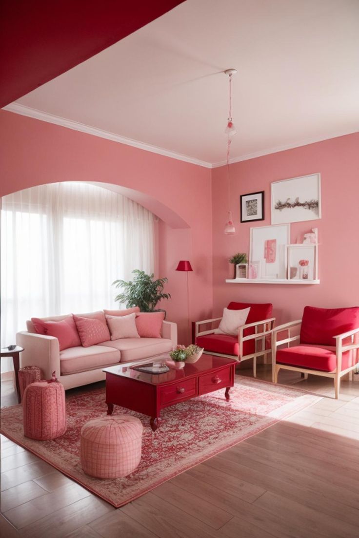 26 Trendy Pink Color Combination for Walls Making Waves