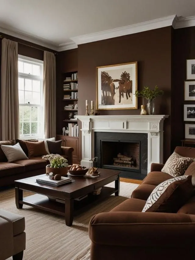7 Rich Brown Interior Design Ideas Trending in 2025