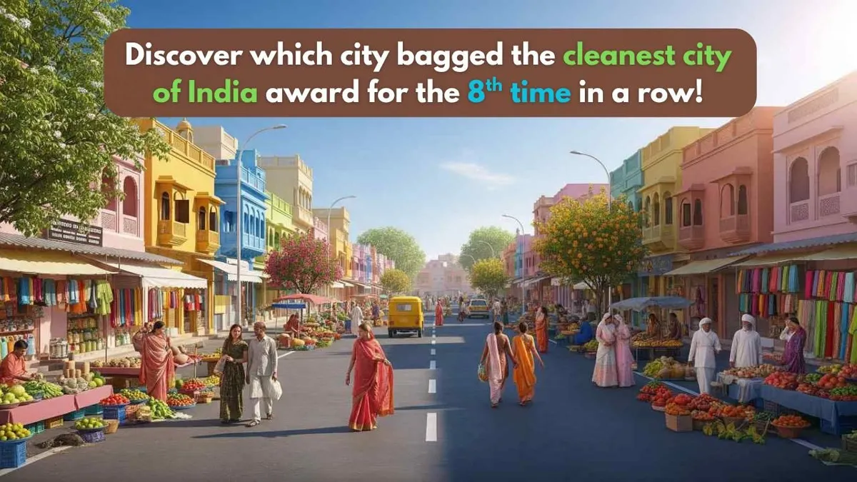 Swachh Survekshan 2024-25: Top 10 Cleanest Cities in India - Full List Inside