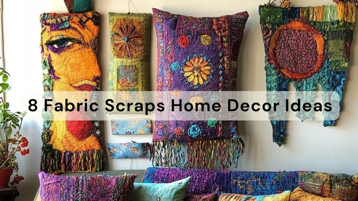 8 Clever Ways To Use Fabric Scraps In Home Decor