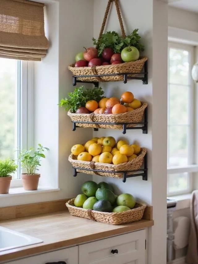 Budget-Friendly Fruit and Vegetable Storage Ideas for Small Kitchen!