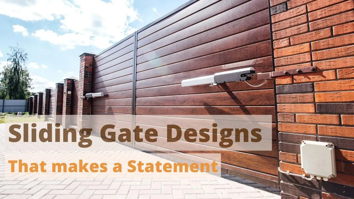 Sliding into Grandeur- 8 Unique Sliding Gate Designs for Your Home