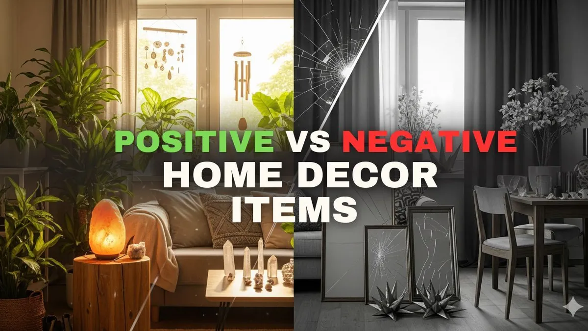 Home Decor Items That Attract Positive Energy vs Negative Vibes