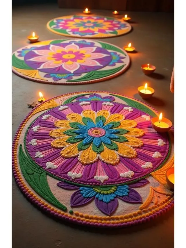 5 Beautiful Rangoli Design Ideas For Home Entrance