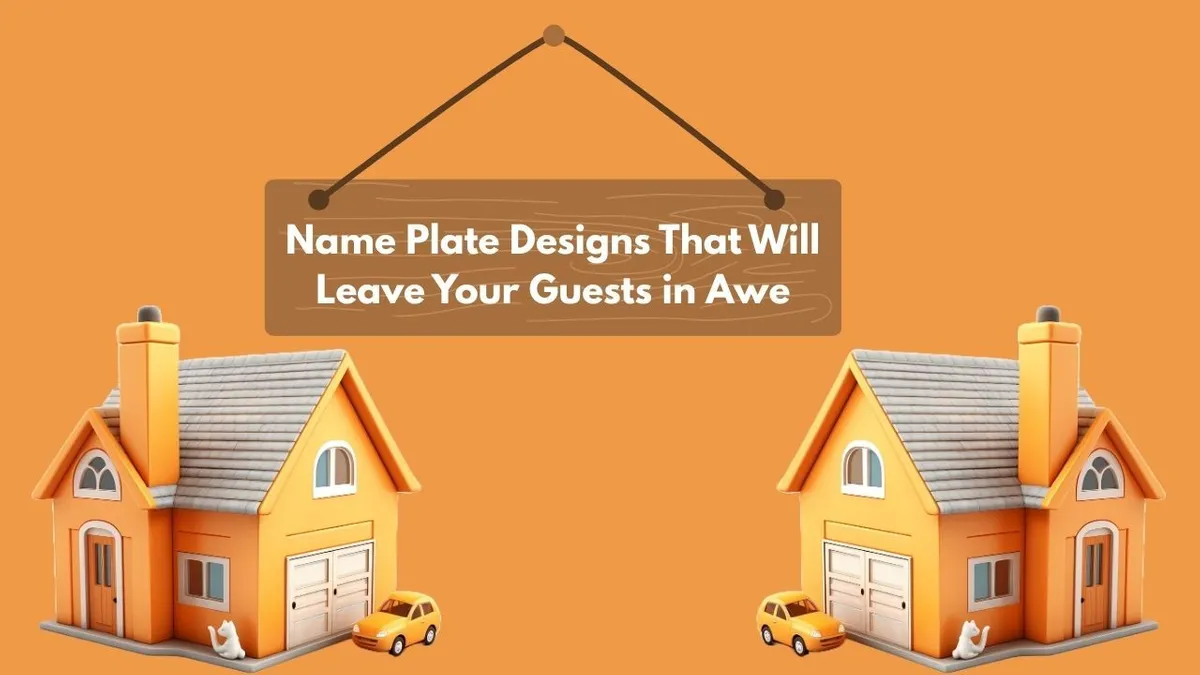 10 Unique Name Plate Designs for Home That Instantly Impress Visitors