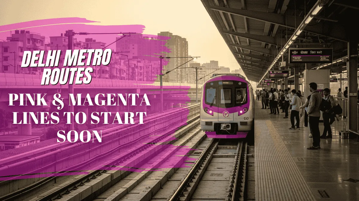 Delhi Metro Update: Metro Routes on Pink and Magenta Lines to Start Soon