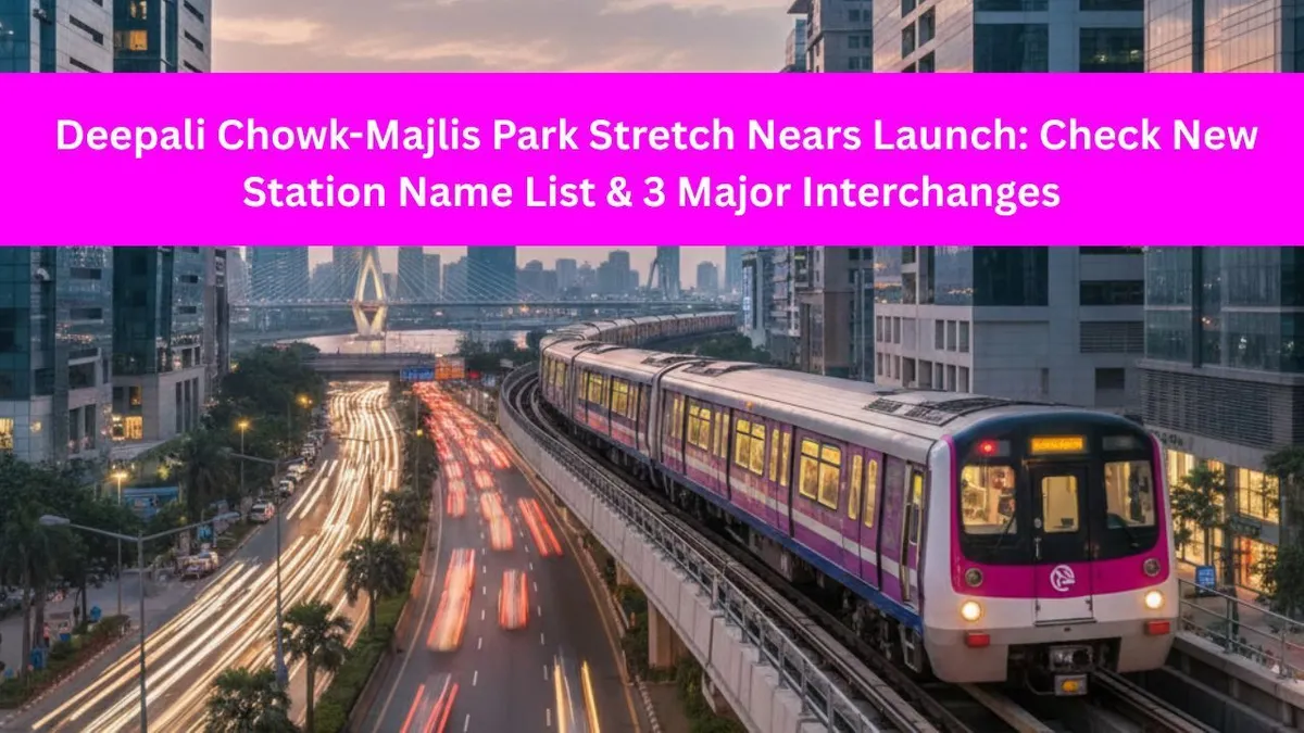 Delhi Metro's 9.9 km Deepali Chowk-Majlis Park Stretch Nears Launch ...