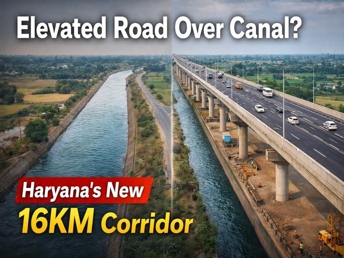 16 KM Elevated Corridor on Munak Canal: Route, Cost & Timeline