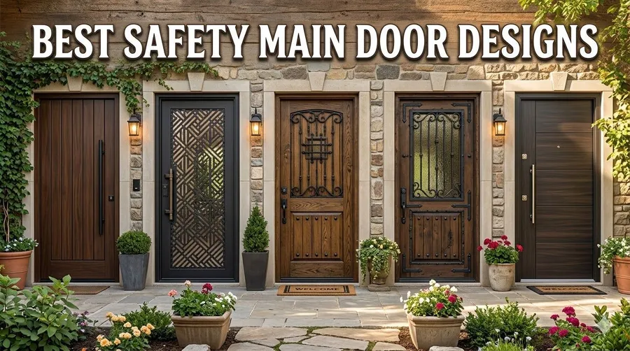 10 Best Safety Main Door Designs for a Secure Home