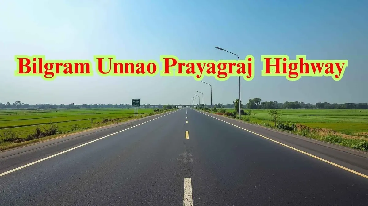 Uttar Pradesh Highway Network: Bilgram Unnao Prayagraj State Highway ...