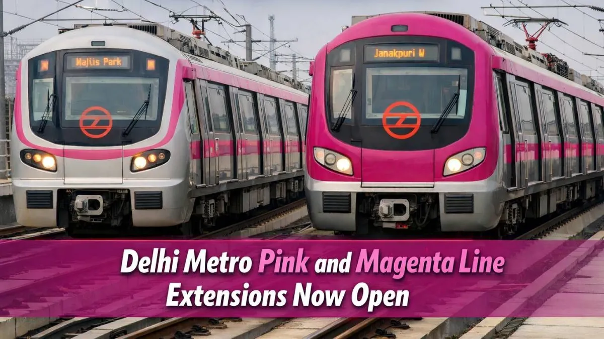 PM Inaugurates Delhi Metro Pink & Magenta Line Extensions: Check New ...