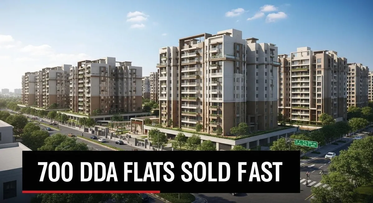 Over 700 DDA Flats Sold in 2 Days, Strong Demand in Delhi