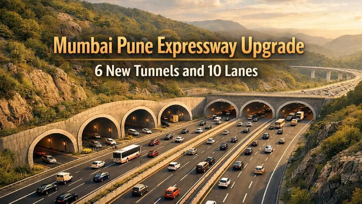 Mumbai Pune Expressway 10-Lane Mega Project With 6 New Tunnels to End ...